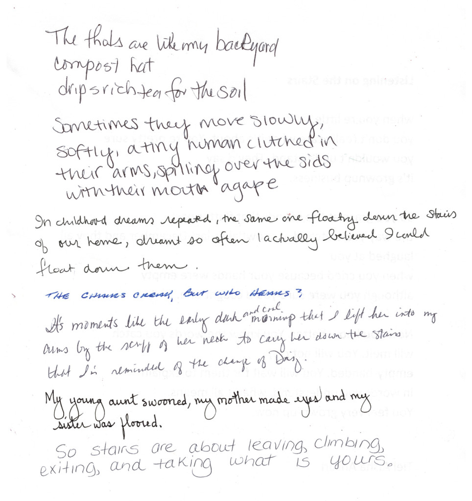 Stairs: A Collaborative Collage Poem ~ Christi Krug